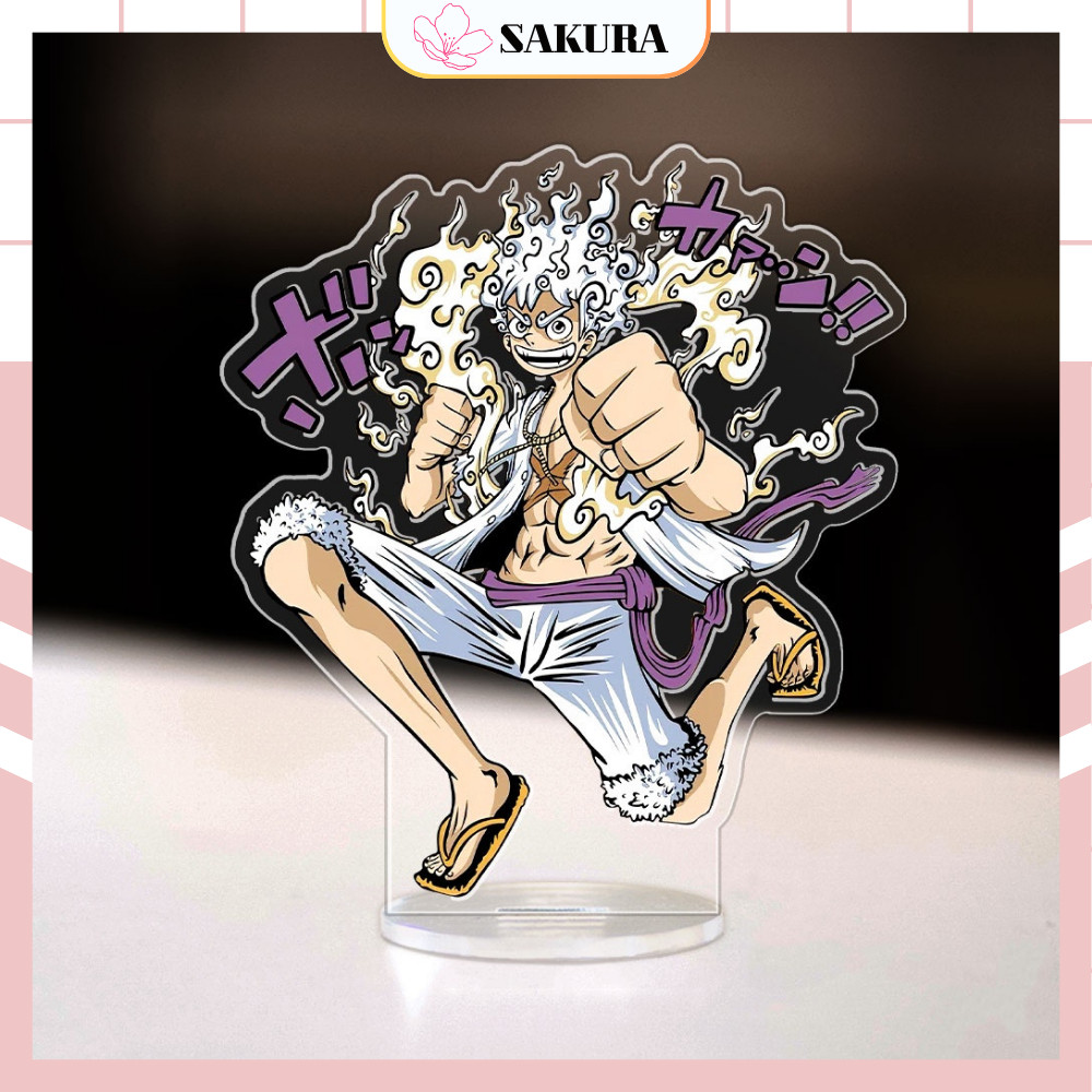 Luffy Gear 5 Standee anime One Piece stand model, Pirate Island ...