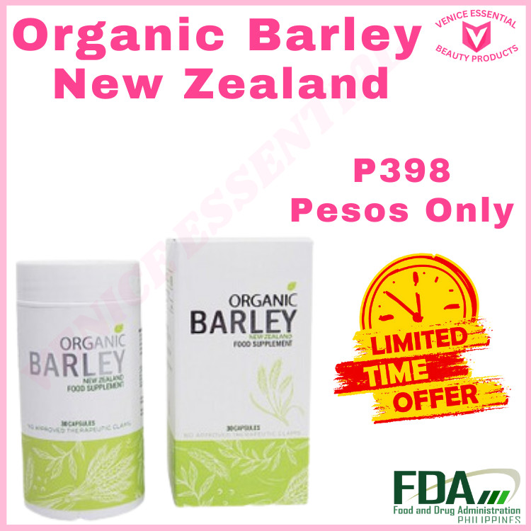 Organic Barley Capsule 30 Capsules (New Zealand) Authentic by JC ...