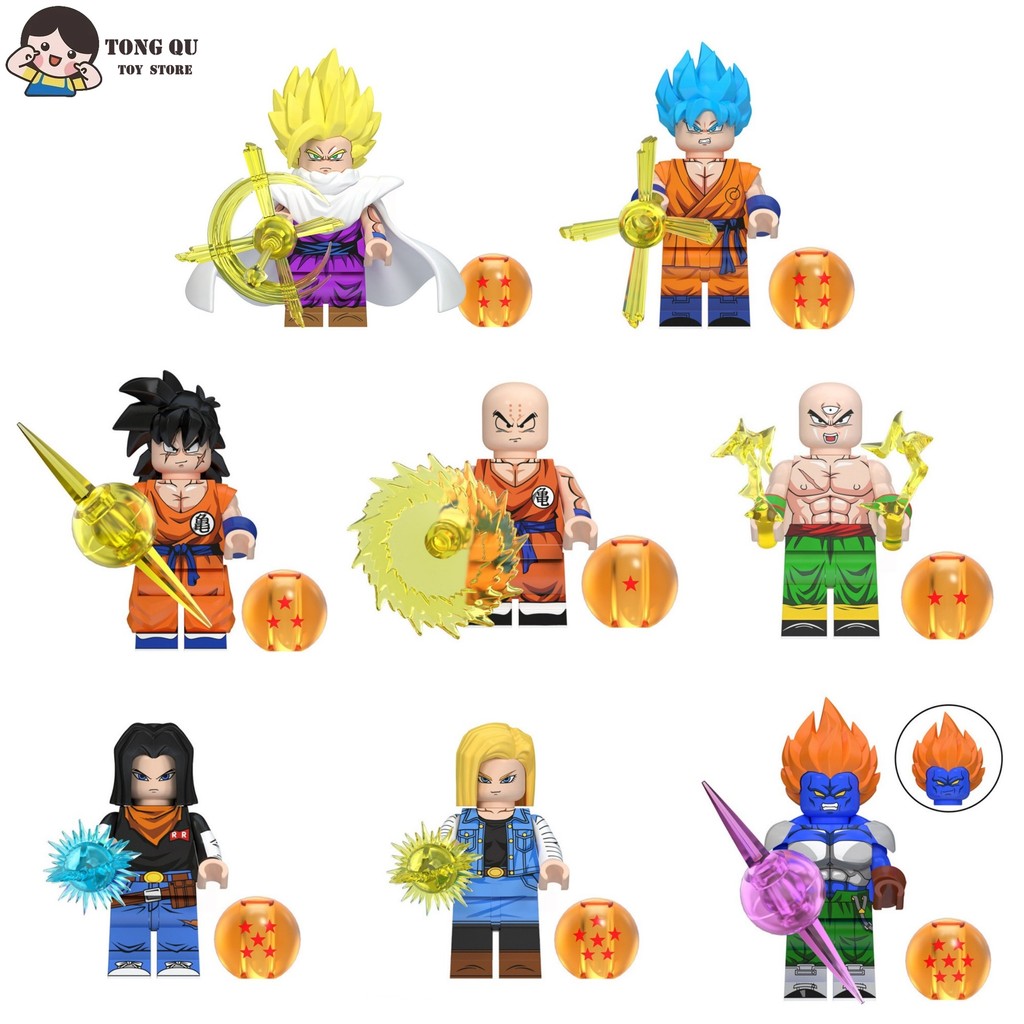 DRAGON BALL Minifigures Son Gohan Son Goku Building Block Dolls ...