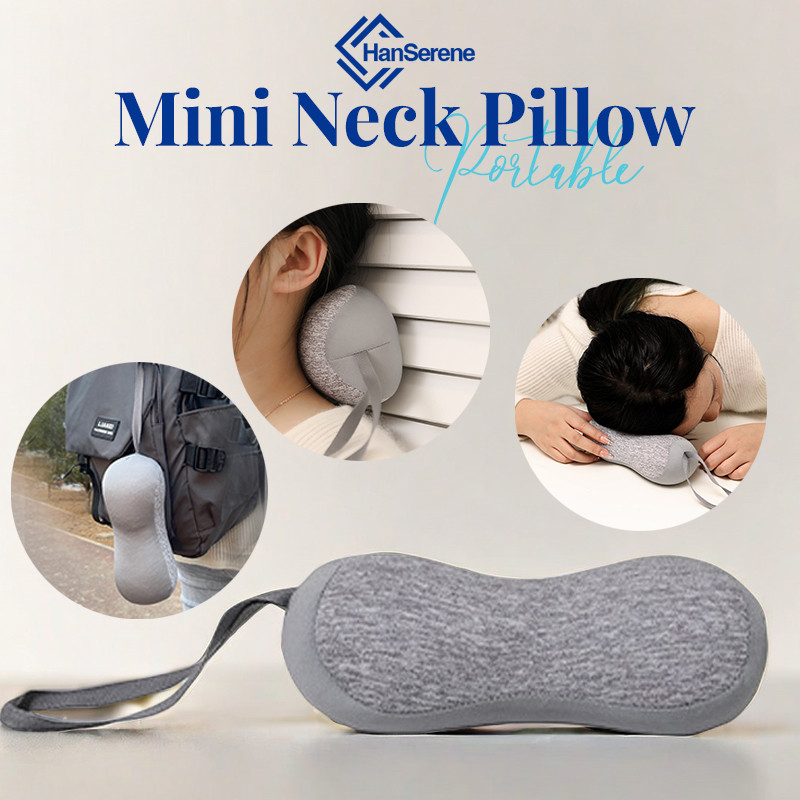 Mini Beaded Travel Neck Pillow, Portable U-Shaped Pillow For Adults ...