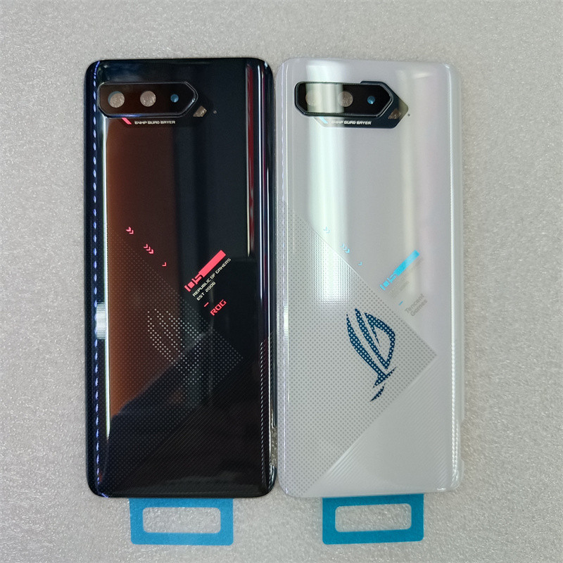 For Asus ROG Phone 5 ZS673KS Battery Cover Back Glass Panel Rear ...