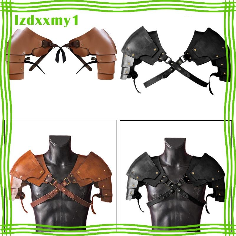 Medieval Shoulder Pauldron Pirate Adjustable Knight Body Chest Harness ...