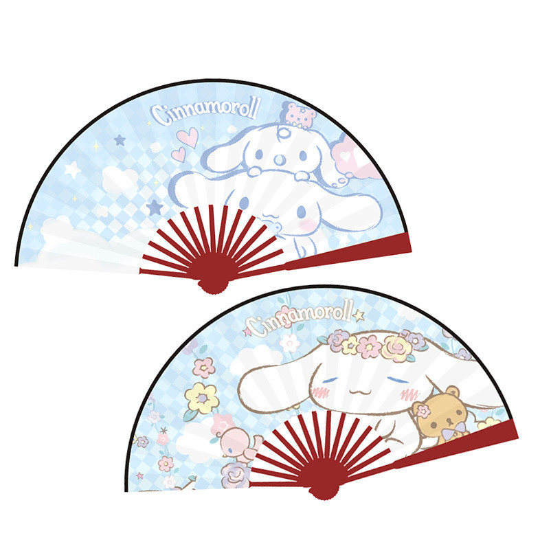 Sanrio10Silk Folding Fan-Inch Cartoon Animation Melody Cinnamoroll ...