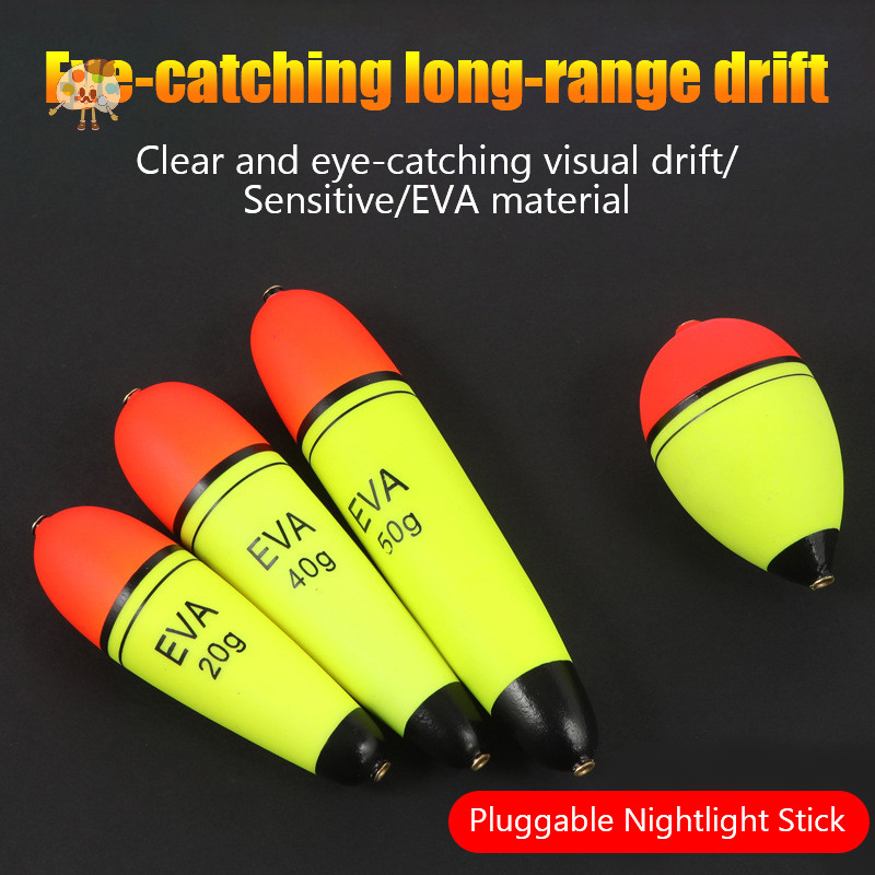 LON EVA Zhongtongji Fishing Float Zhongtonghai Pole Eye-catching Long ...