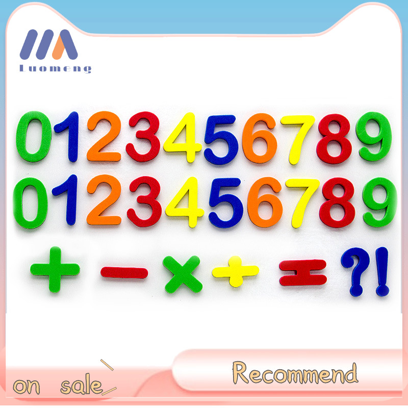 LuoMeng Magnetic Letters Numbers Alphabet ABC 123 Fridge Magnets ...