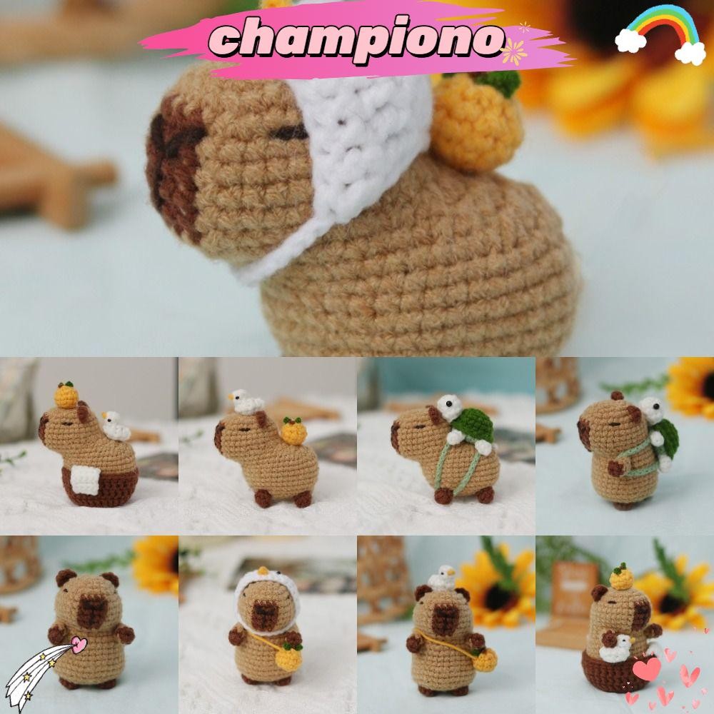 CHAMPIONO Crochet Stuffed Animal Kit, Beginner with Crochet Hooks ...