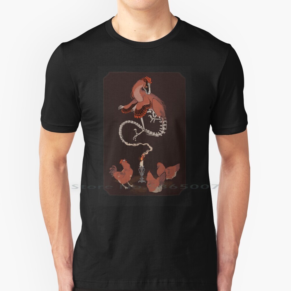 Séance T Shirt 100% Cotton Chicken Dinosaur Paleoart Paleontology ...