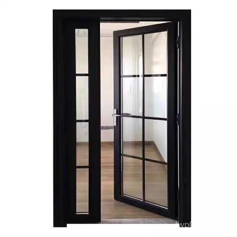 Titanium Alloy Bathroom Door Double-Door Indoor Folding Door Partition ...