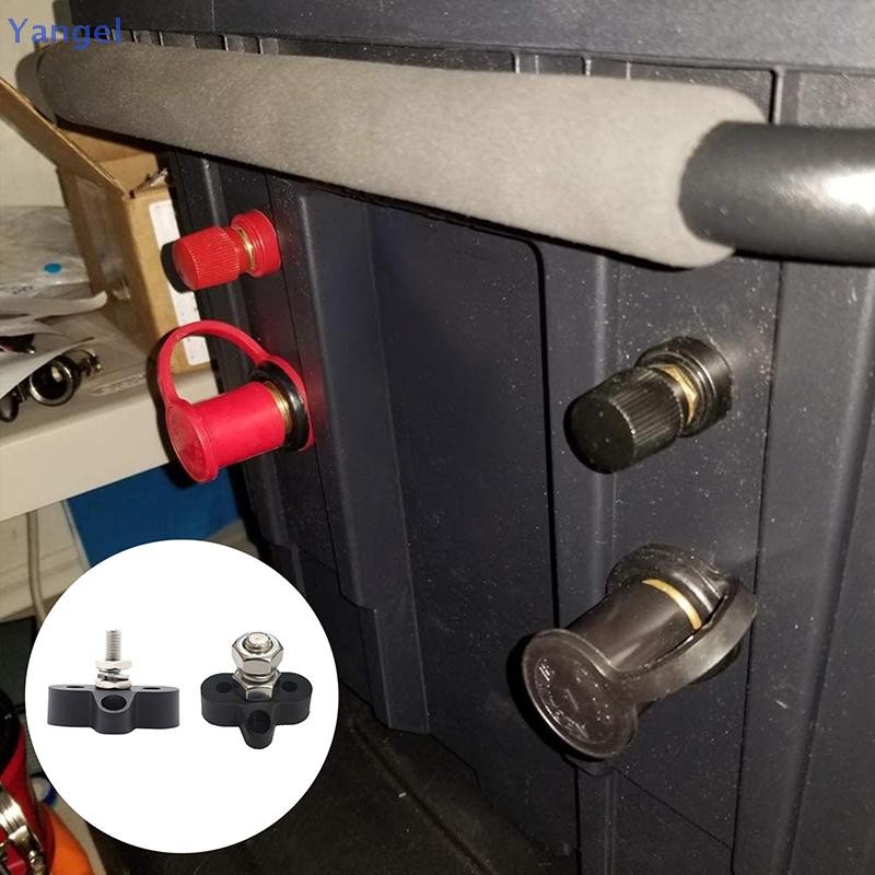 Yangel DC 48V 150A BusBar M6/M10 Terminal Block Studs Power Distribution Terminal Stud Bus Bar ...