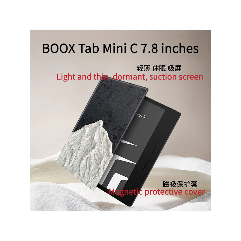 BOOX Tab Mini C 7.8Inch Sleep Magnetic Protective Cover Art Snow ...