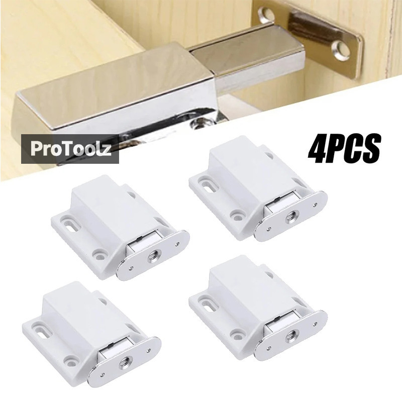 1/2/4PCS Magnetic Push to Open Cabinet Catches Door Stops Magnetic ...