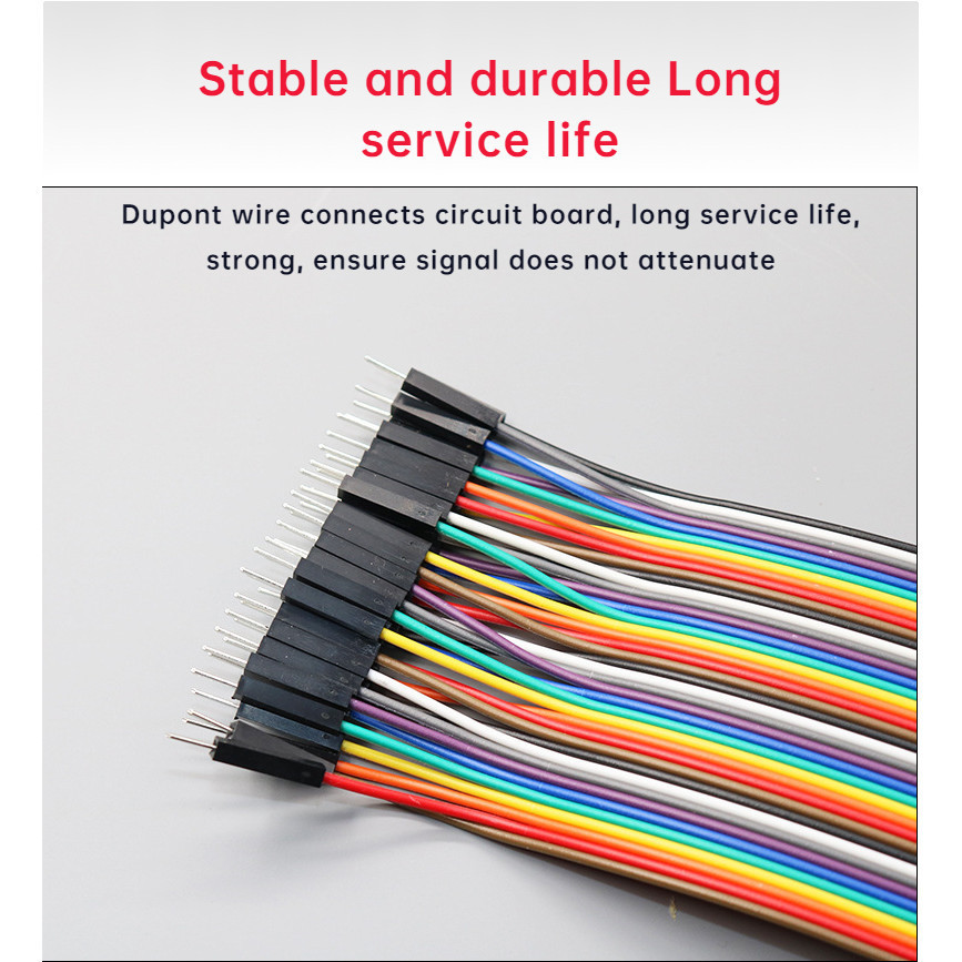 40 pin cable DuPont jumper DuPont 10CM 20CM 30CM female to female+male ...
