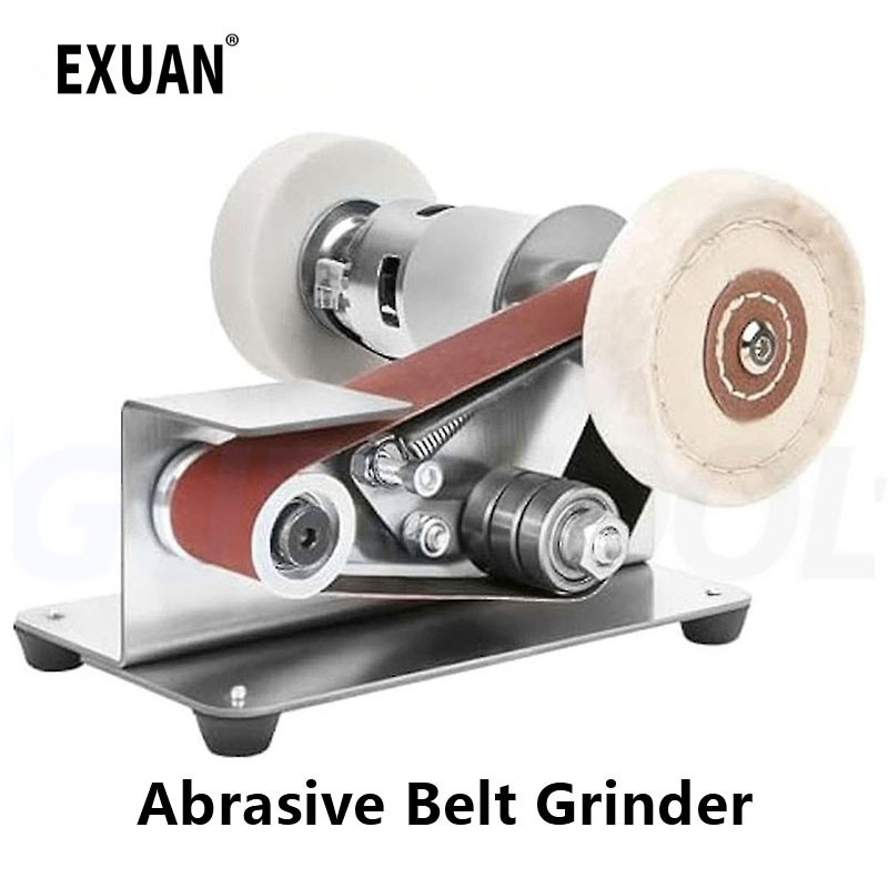 110V/220V Small Electric Sanding Belt Machine Woodworking Polishing ...
