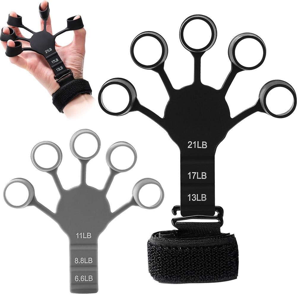 5-Finger Hollow Finger Trainer Finger Puller Wrist Puller | Shopee ...
