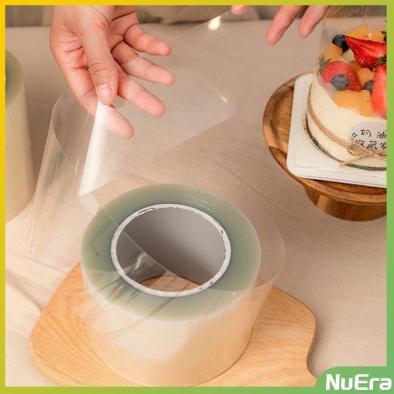 NuEra Cake Collar Clear Mousse Cake Decorating Acetate Sheet for Baking ...