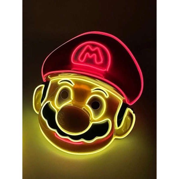 scary mask full head halloween halloween mask Halloween Party LED ...