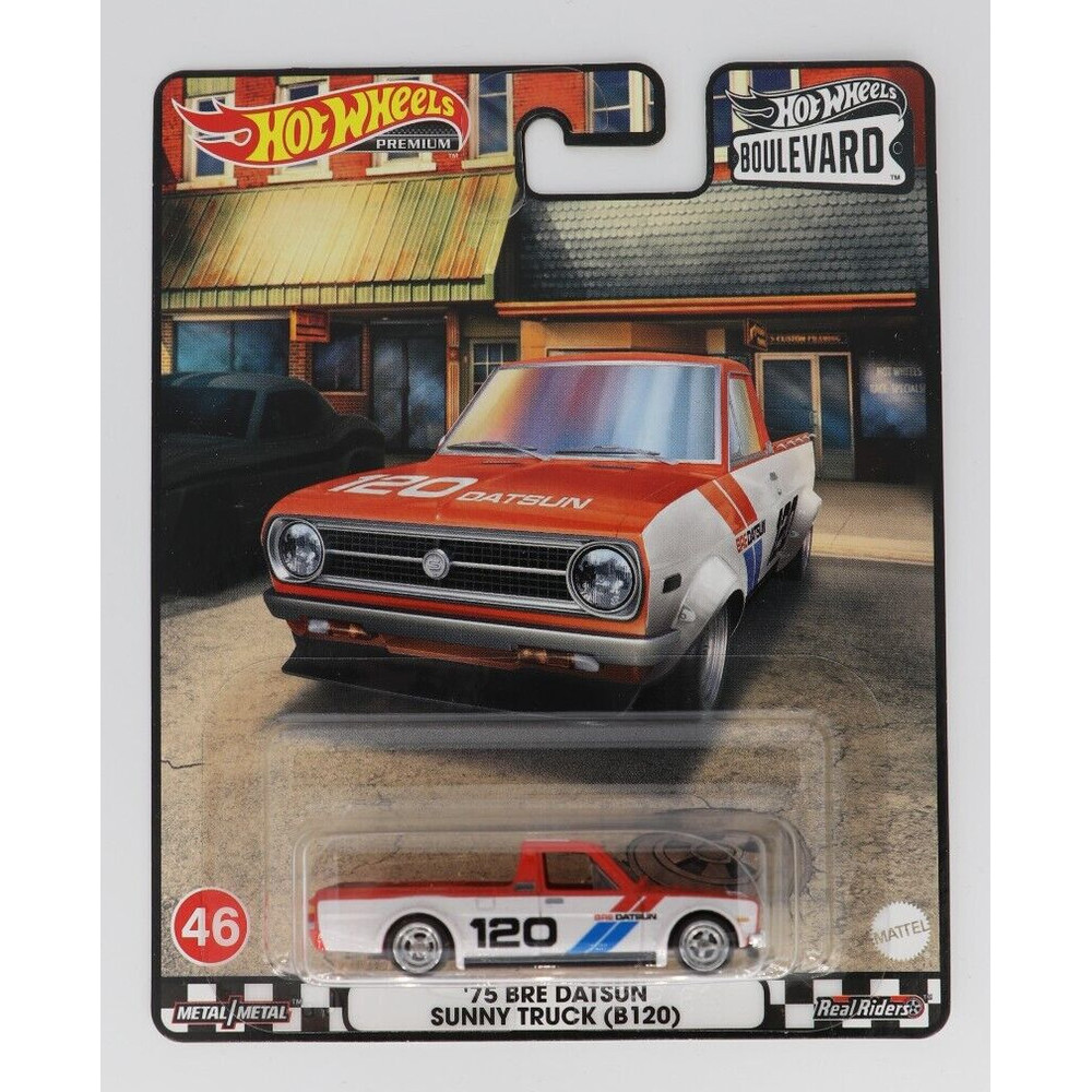 Hot Wheels Premium Boulevard - 75 BRE Datsun Sunny Truck (B120) #46 | Shopee Philippines