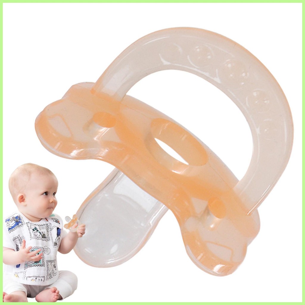 Comfort Pacifier Liquid Silicone Teething Relief Pacifier Safe Baby ...