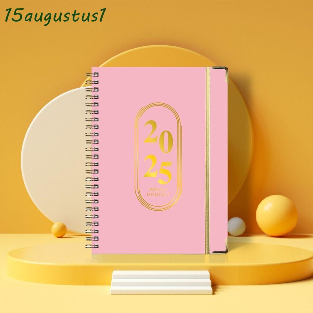 AUGUSTUS 2025 Agenda Planner Notebook, A5 71 Pages 2025 Journal ...