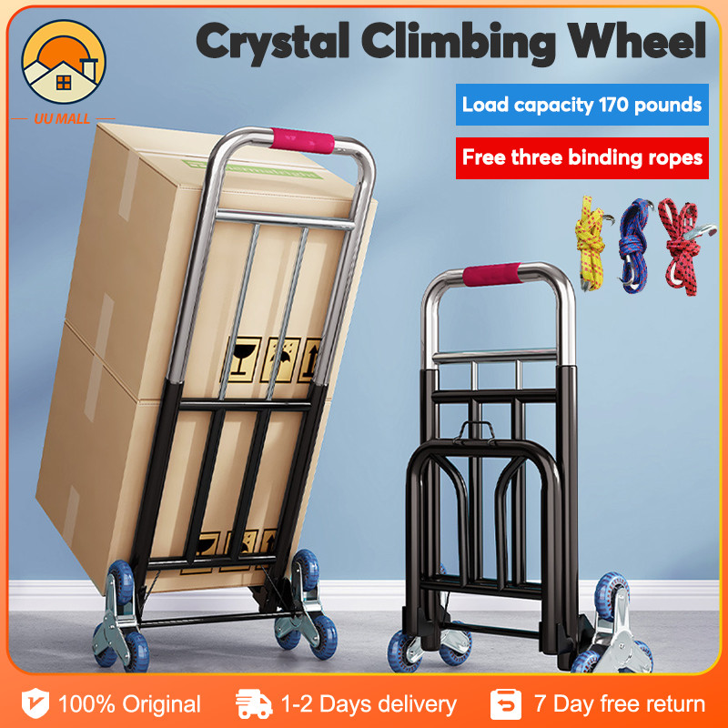 preferred 3 wheels Portable Folding Trolley Multifunctional handling ...