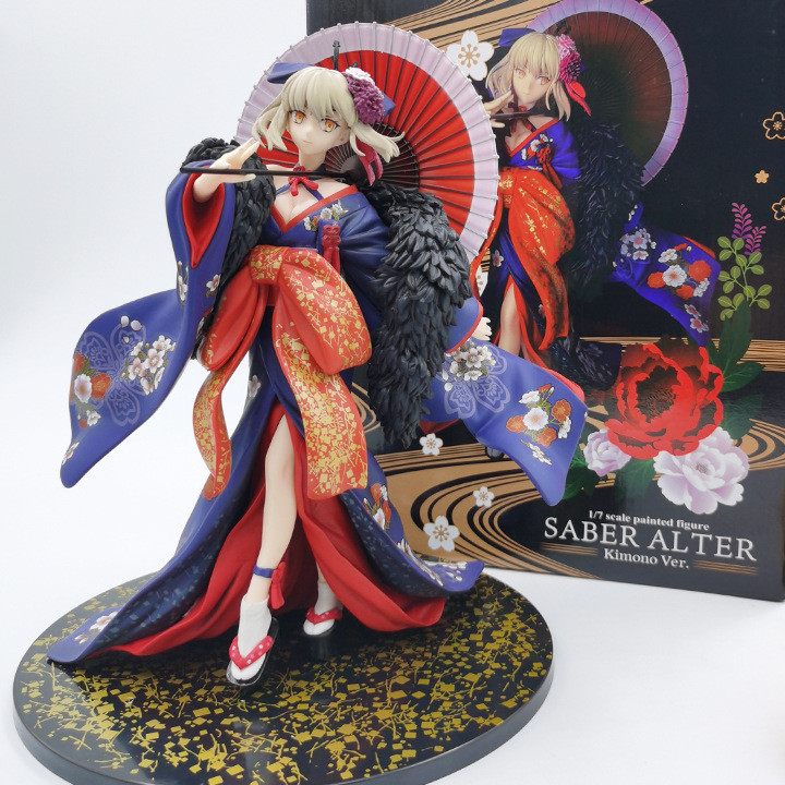 Fate FGO Fate Fate FGO Oiran Kimono Saiba ALTER ALTER Black saber Boxed ...