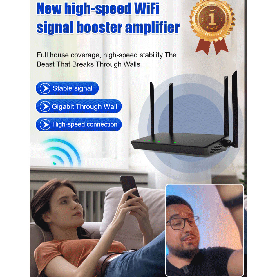 New High-Speed Wifi Signal Booster Amplifier Home Wifi High Speed ...