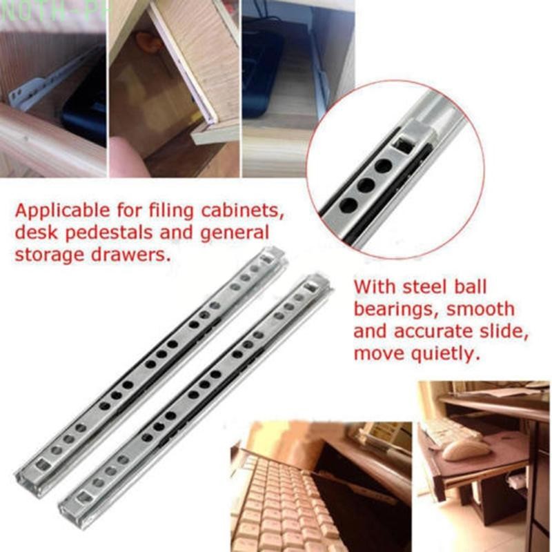 ⭐ Hot selling ⭐ 2* Universal Drawer Slides Kitchen Cupboard Furniture ...