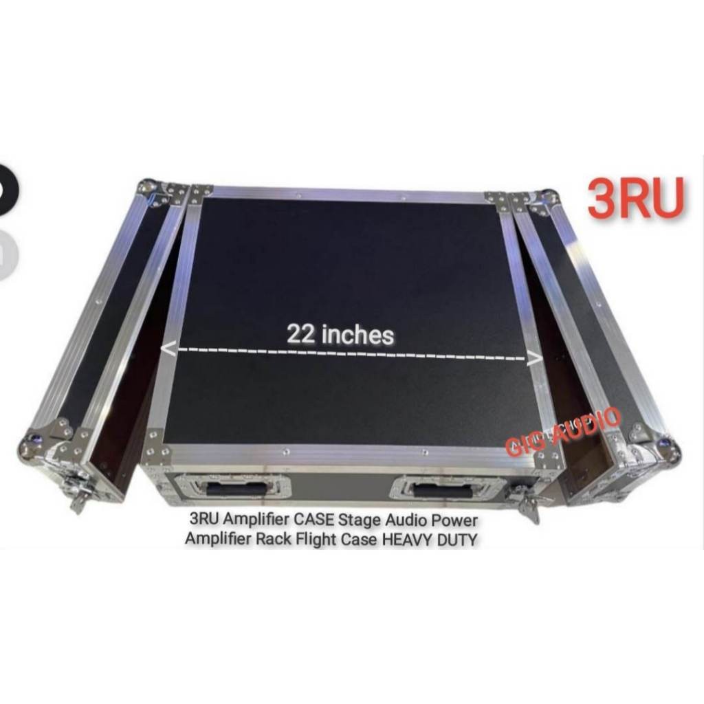 3RU Amplifier Rack Case Professional Audio Power Amplifier FlightCase ...