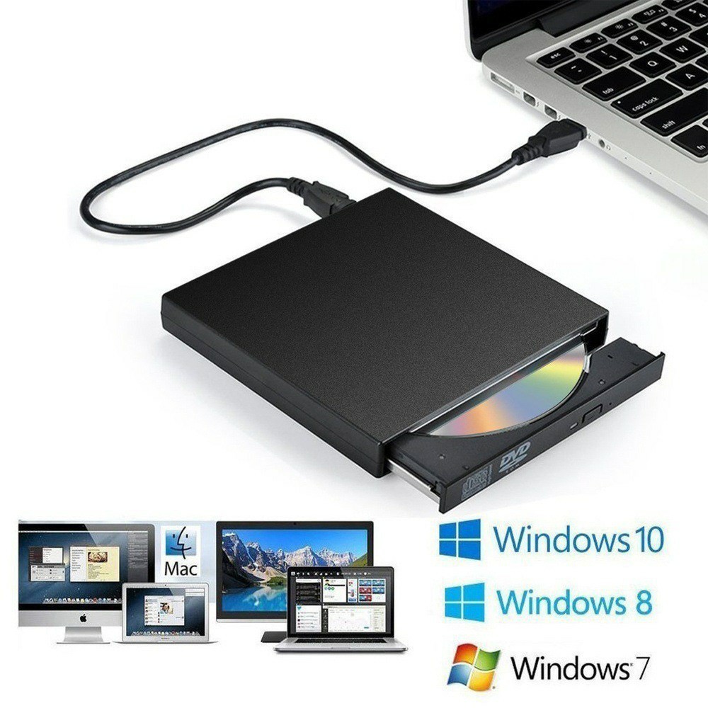 Mobile External USB2.0External DVD Optical Drive Playback DVD VCD CD ...