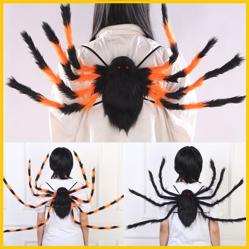 won Halloween Spider Backpack Spider Pocket Spider Masquerade Props ...