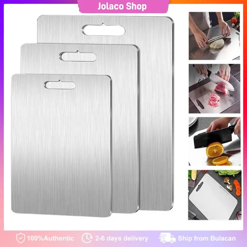 Stainless Steel Cutting Board Double-Sided Titanium Kitchen Chopping ...