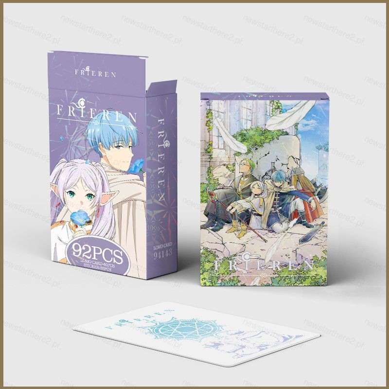 NS2 92PCS/set Frieren at the Funeral LOMO cards Double-sided color card ...
