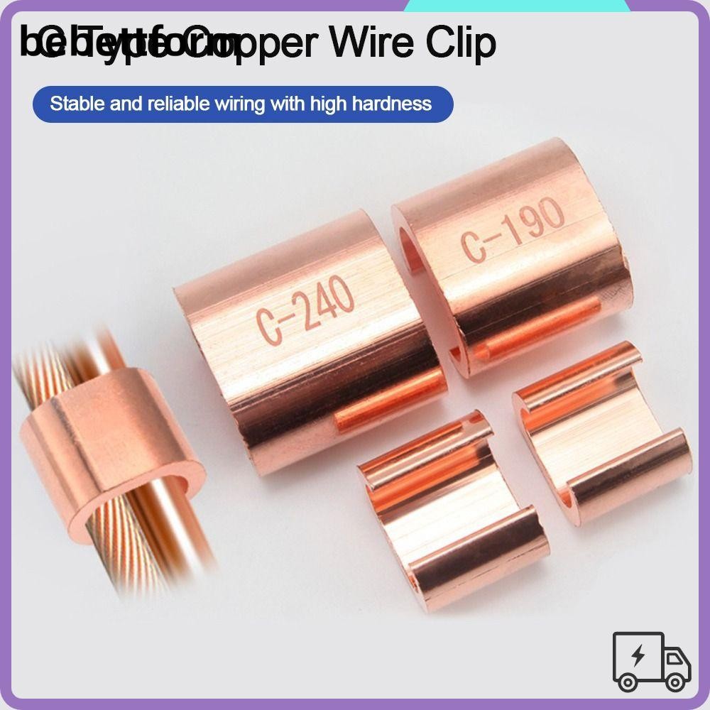 LUCKY Copper Wire Clip, Copper C Type Wire Connector, Aluminum Cable ...