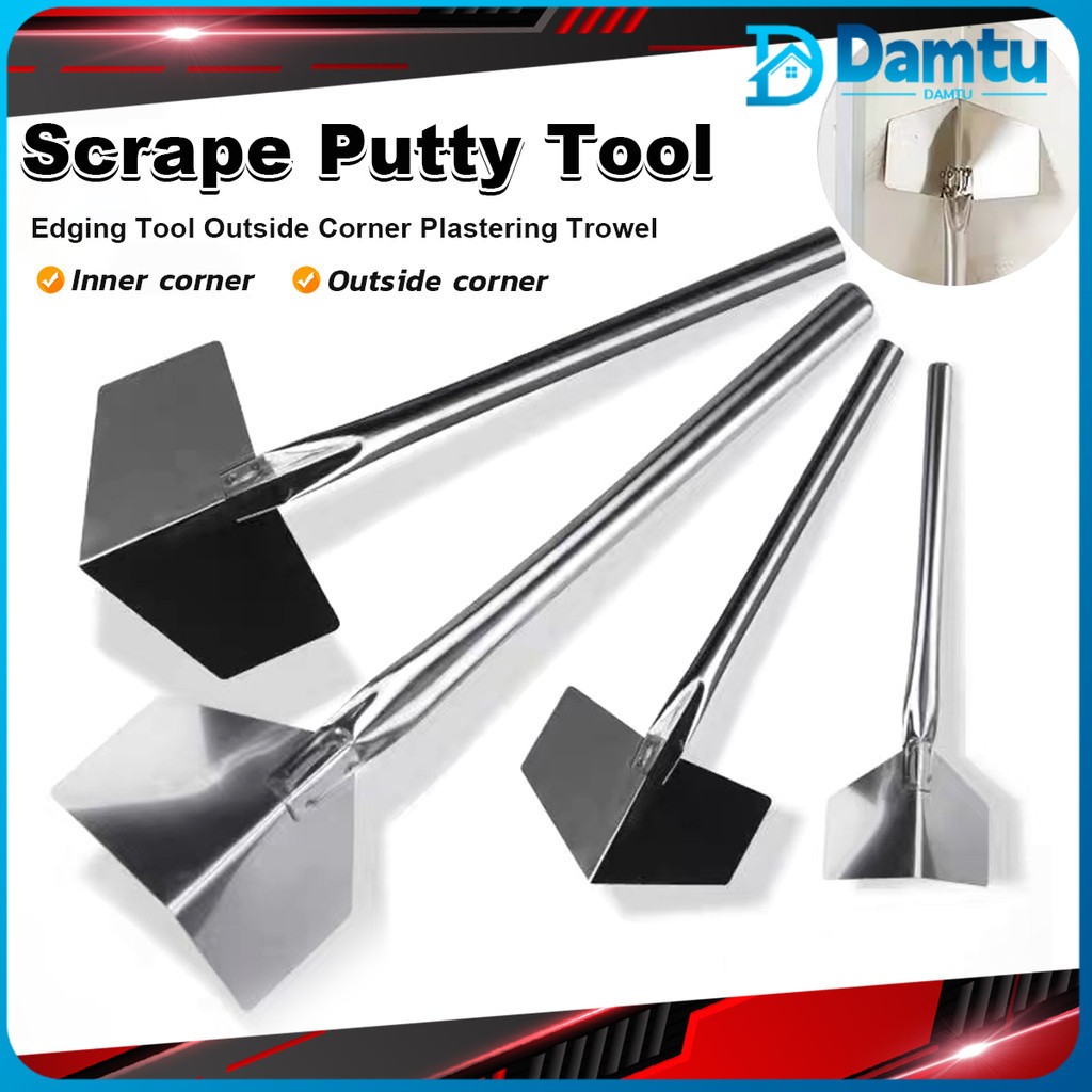 Scrape Putty Tool Stainless Steel Drywall Corner Trowel Corner ...