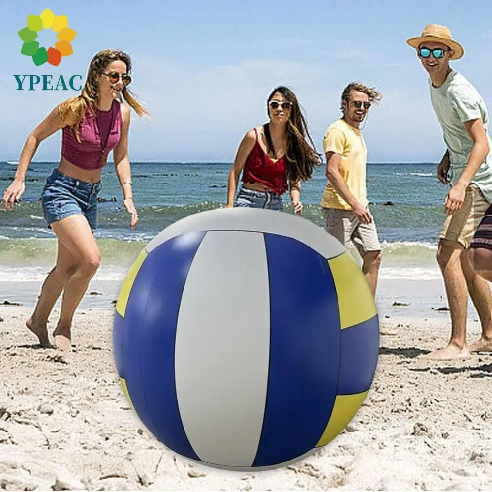 YPEAC Inflatable Beach Volleyball, Large Giant PVC Material Beach ...