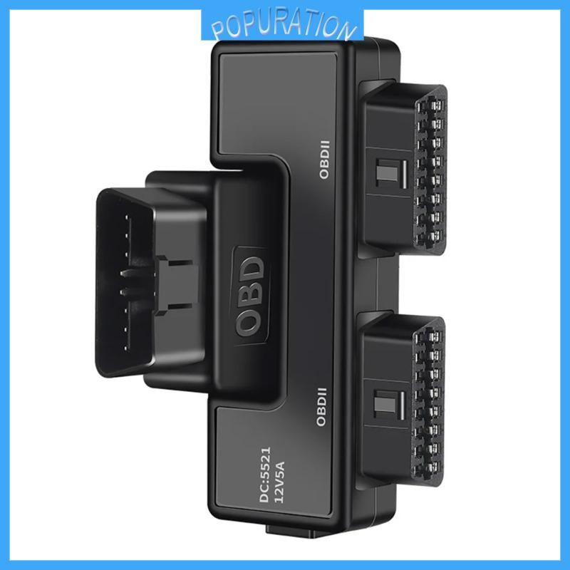 POP OBD2 One Divided Into Two Adapter Wire Auto Truck OBD Expansion ...