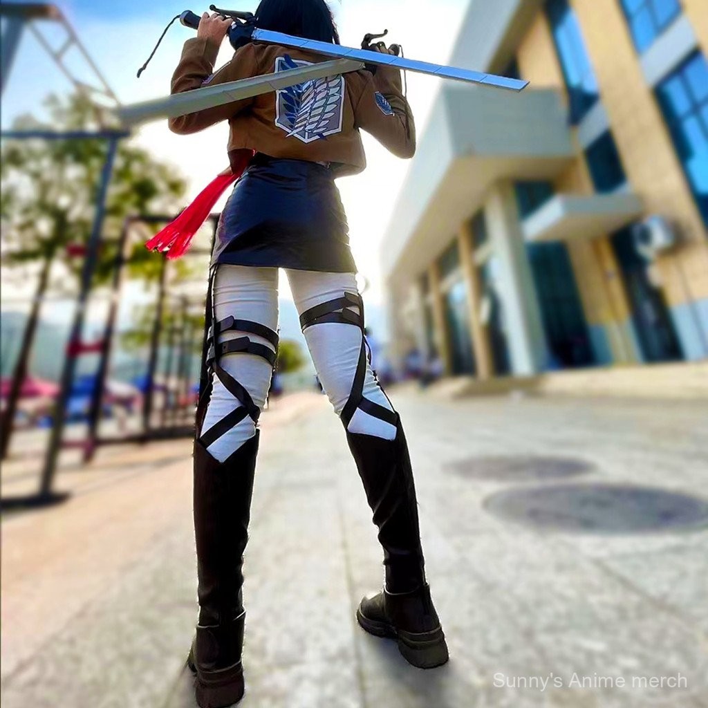 Attack on titan cos Clothing Survey Corps Team Eren Mikasa Captain ...