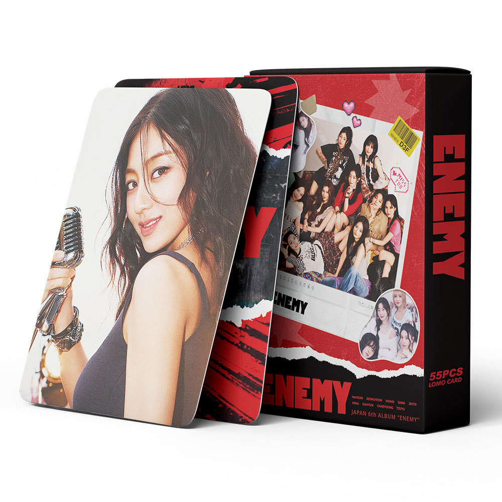 TWICE ENEMY JAPAN 6TH ALBUM Lomo Card Photocard Postcard 55pcs/box ...