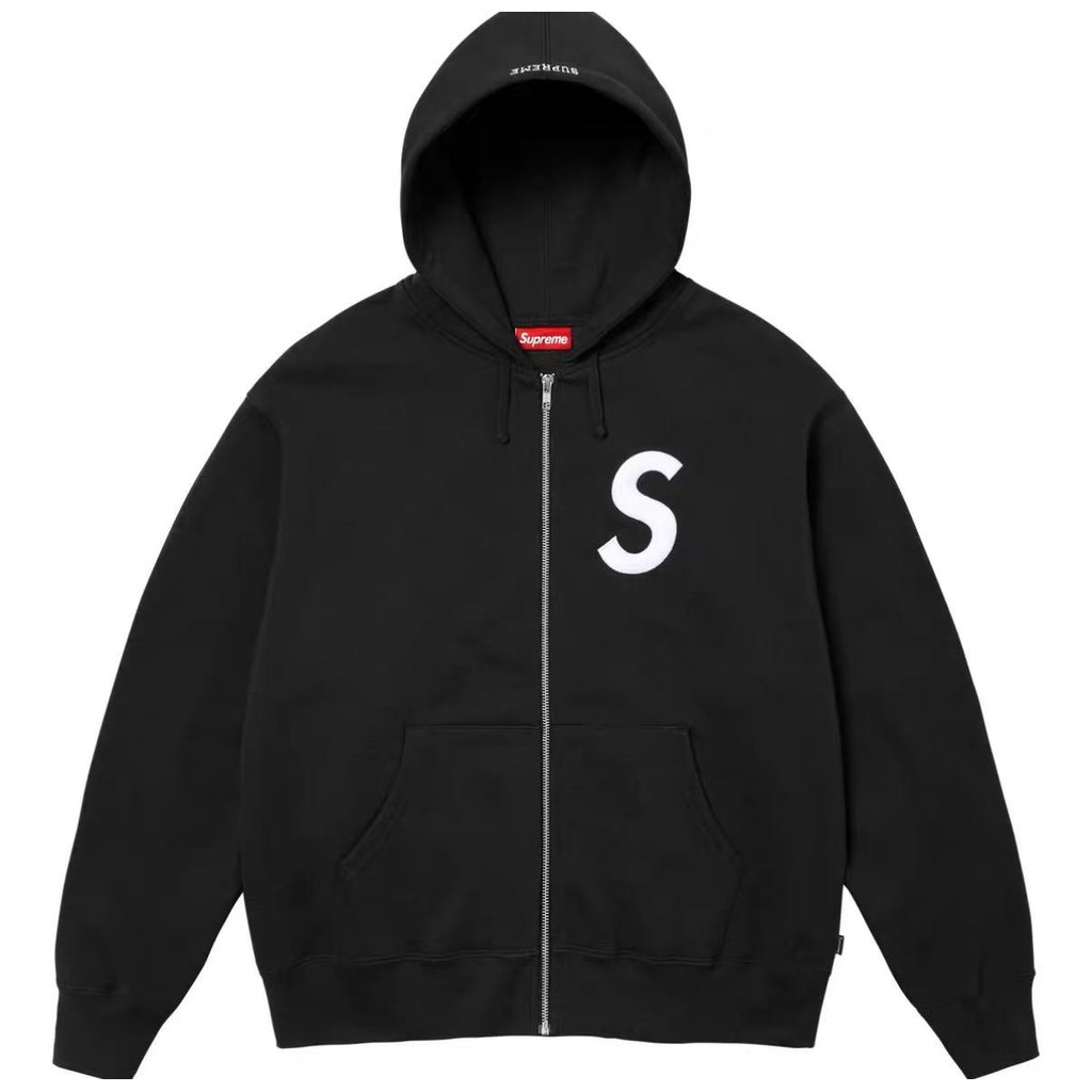 Sup FW24 WEEK6 S Logo Zip Up Hooded Sweatshirt | Shopee Philippines
