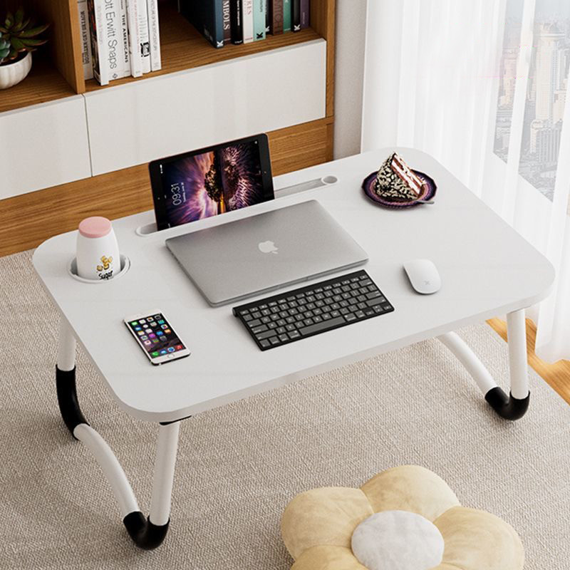 Mini Desk Study Bed Table Foldable Wooden Computer Folding Dining Table ...