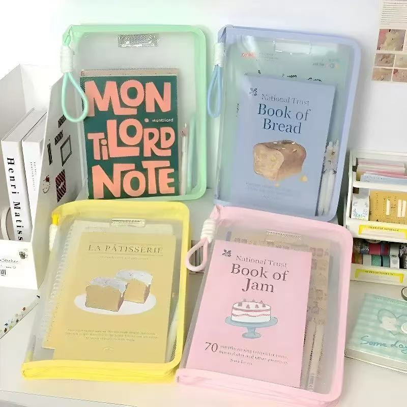 3-in-1 Clipboard With Cover Document Organizer File Bag Envelope with ...