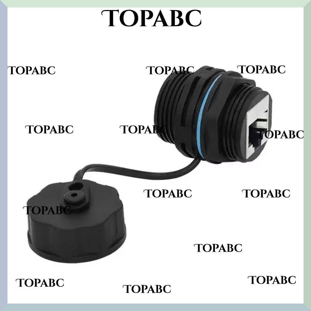 TOPABC Cat6A RJ45 Connector, Shielded Circular RJ45 Connector, Ethernet ...