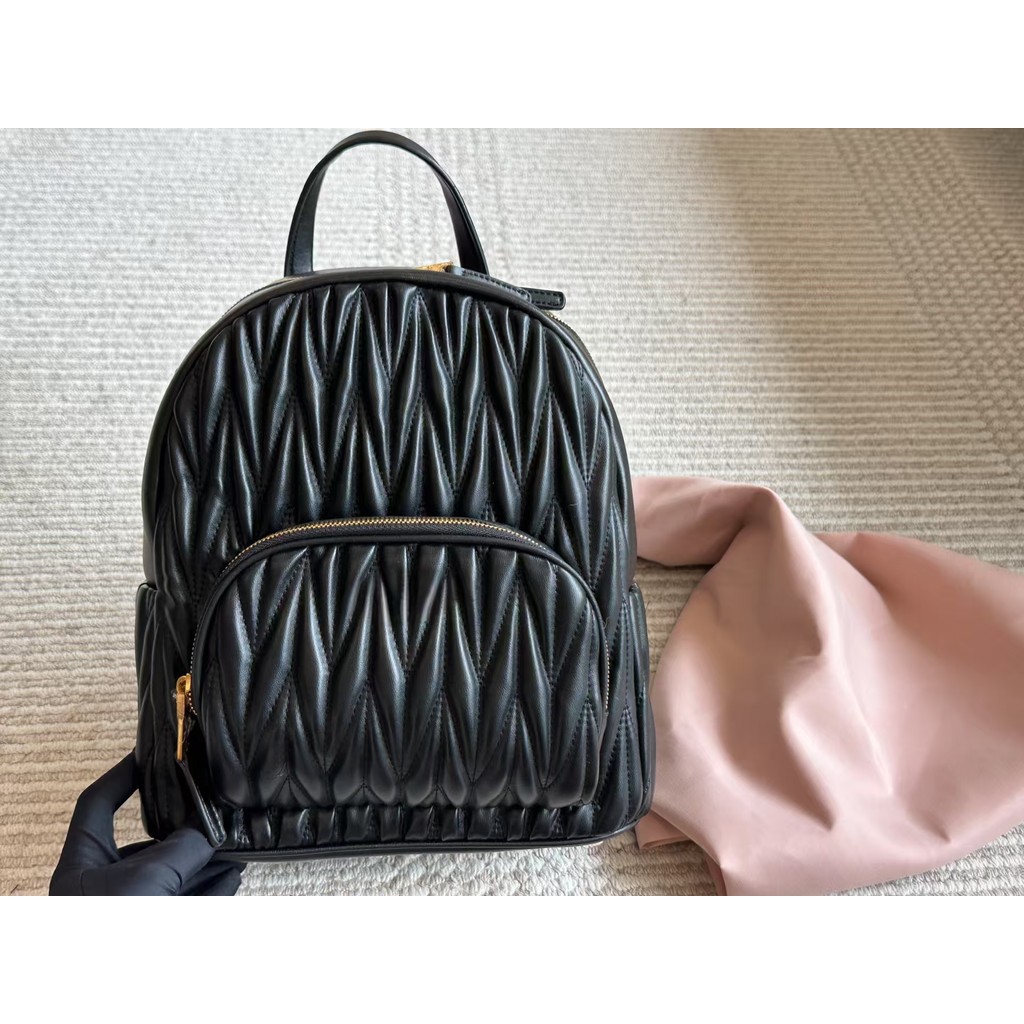 Cute and Fashionable Pleated Backpack 262693 | Shopee Philippines