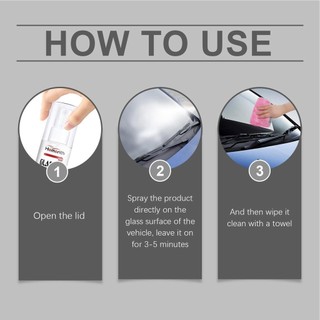Oil Film Remover for Car Window 100ml Powerful Oil Film Remover Auto ...