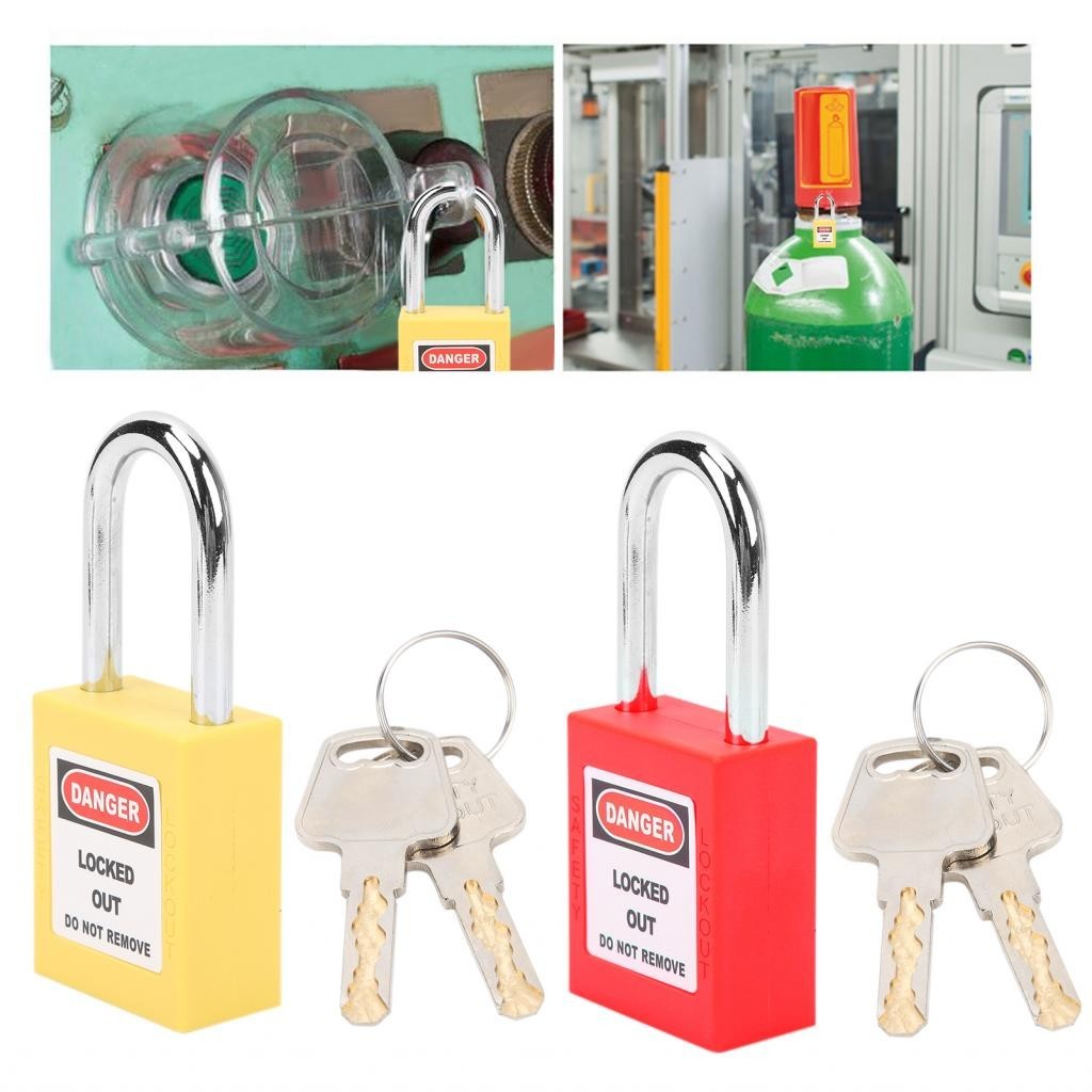 Yaiueir Lockout Lock Tagout Insulation Safety Padlock Machinery ...