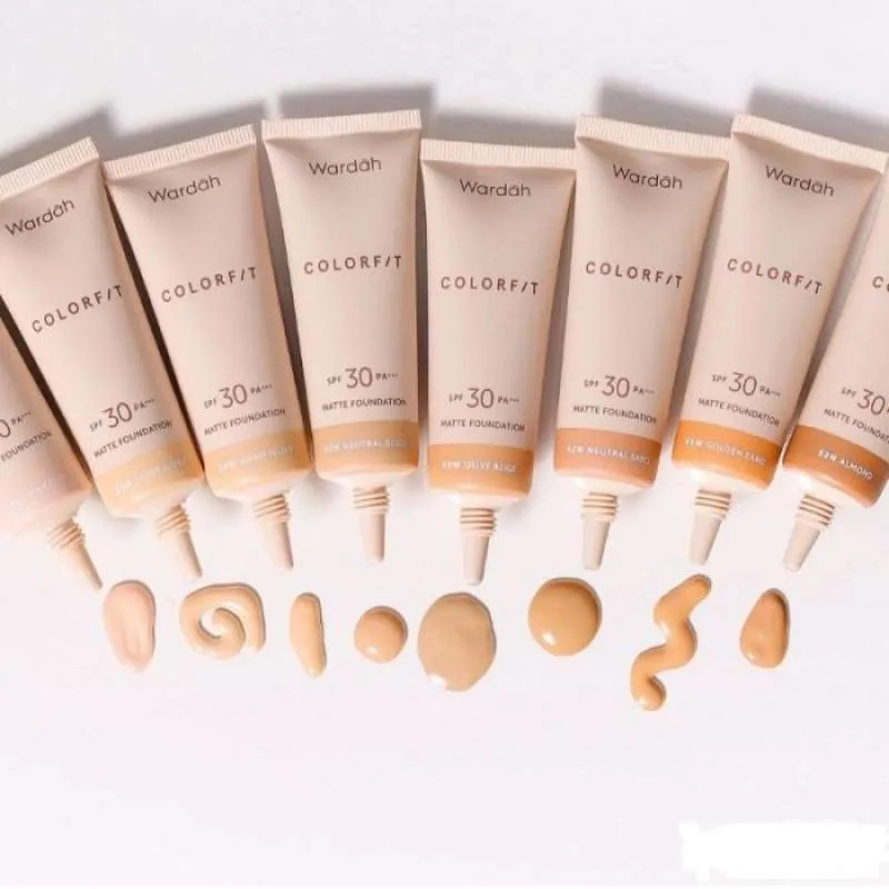 Wardah Colorfit Matte Foudation SPF 30 PA+++25 Without Box | Shopee ...