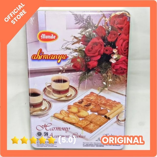 Monde Harmoni Biscuits Assorted cookies tin Cans 850gr | Shopee Philippines