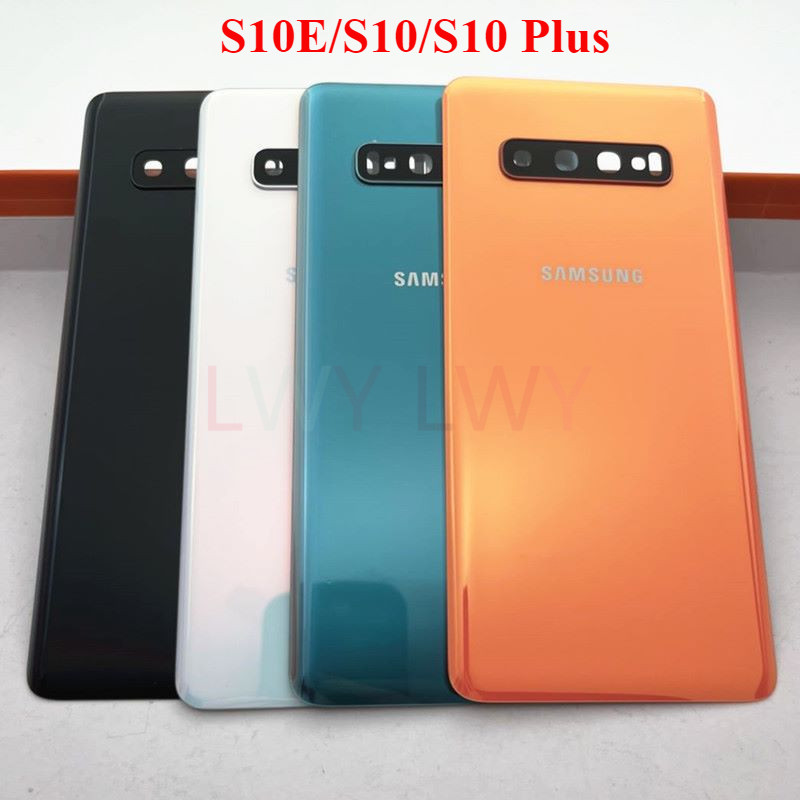 For Samsung Galaxy S10 Plus G975 G973 S10e G970 Glass Back Battery ...