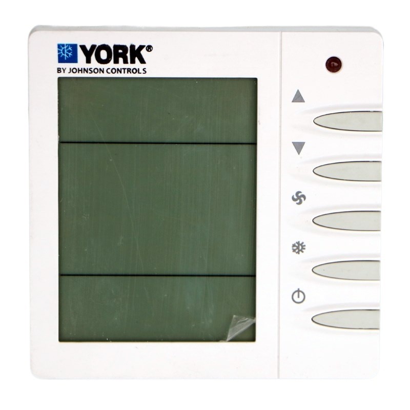 York central air conditioning thermostat LCD wire control panel three ...