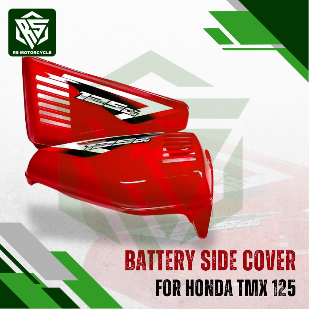 [RS MOTORCYCLE] HONDA TMX 125 SIDE COVER + STICKER 1 PAIR | Shopee ...